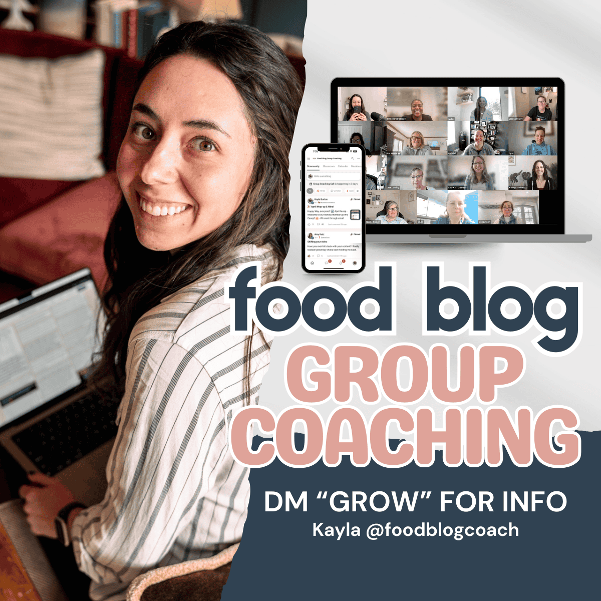 Food Blog Group Coaching Program - Food Blog Coaching